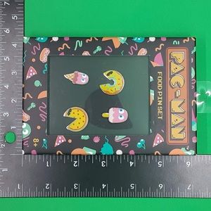 Bandai Namco | Accessories | Nwt Pacman Collectable Food Enamel Pin Set ...